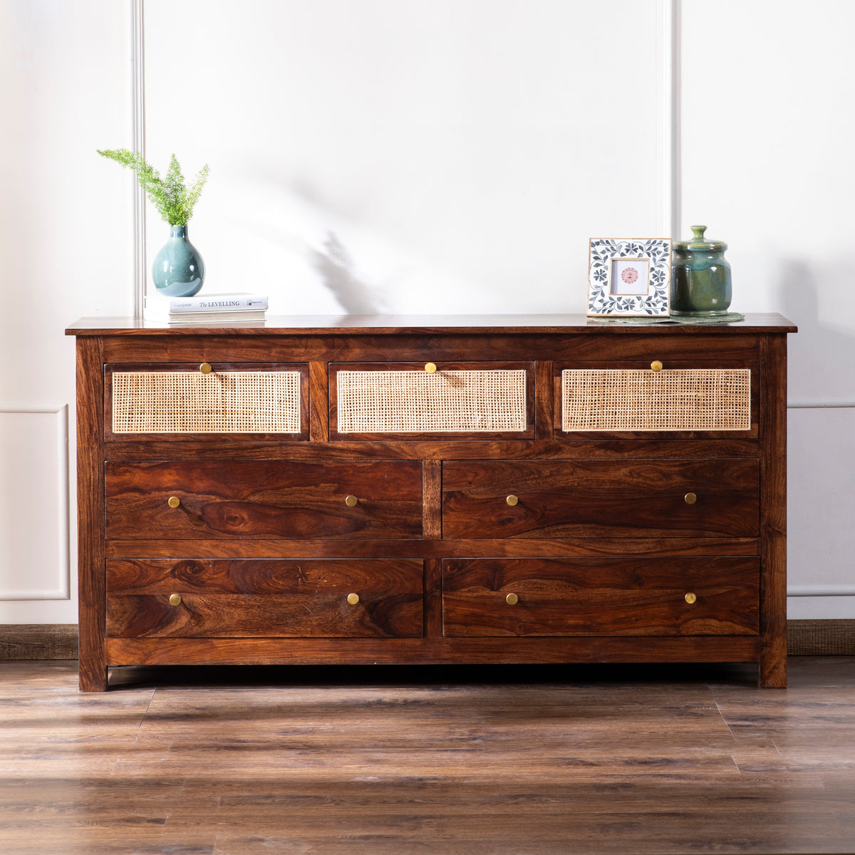 Mila Rattan Solid Wood Sideboard – ROOH FOR SPACES