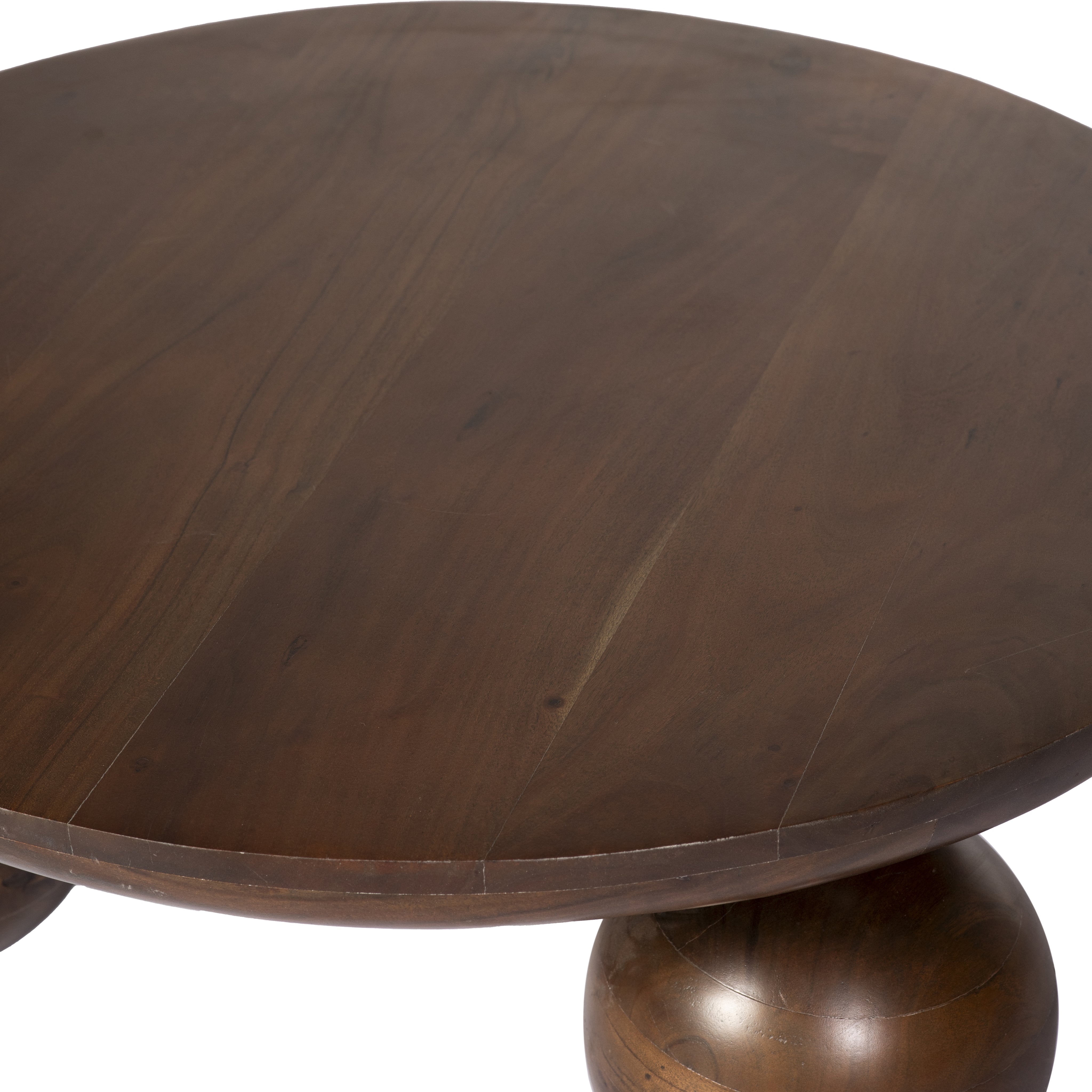 Spherical Solid Wood Coffee Table