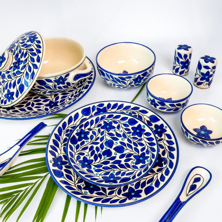 Blue Star Dinner Set 37pc